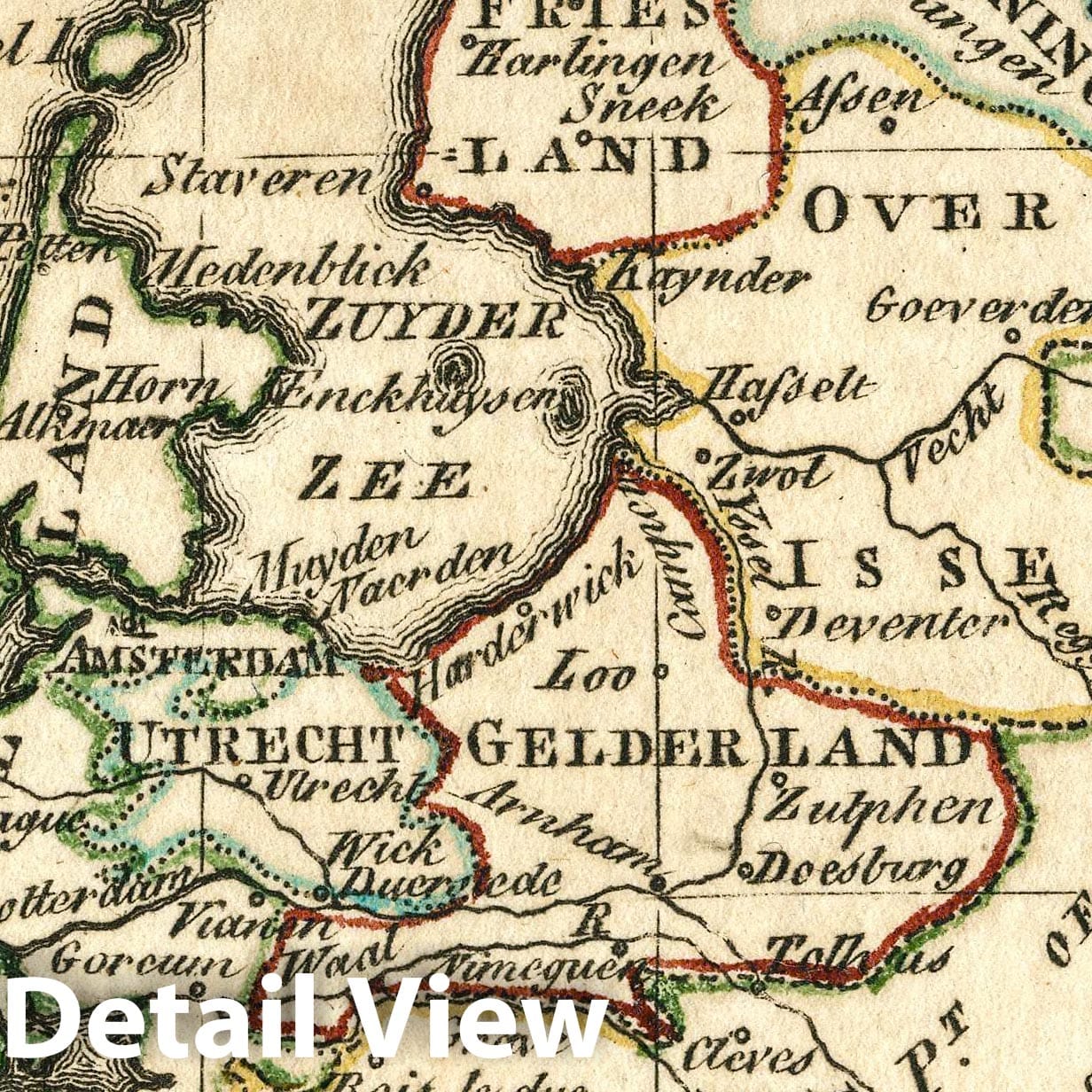 Historic Map : The United Provinces. Atlas Minimus or a New Set of Poc ...