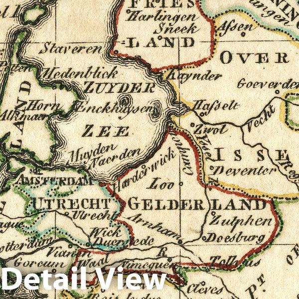 Historic Map : The United Provinces. Atlas Minimus or a New Set of Poc ...