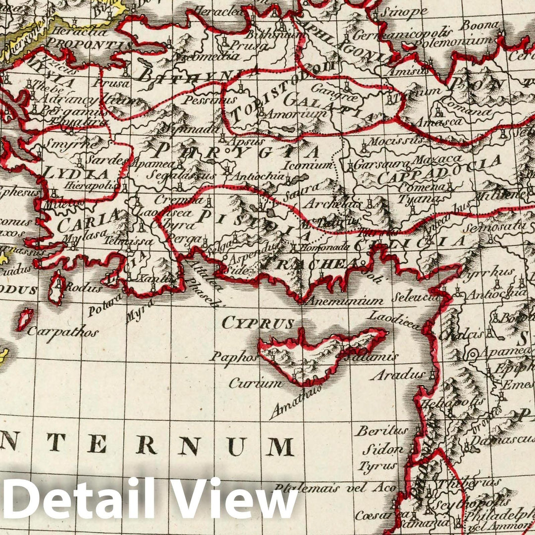 Historic Map : Mediterranean XXXVIII. Orbis Romani Pars Orientalis, 18 ...