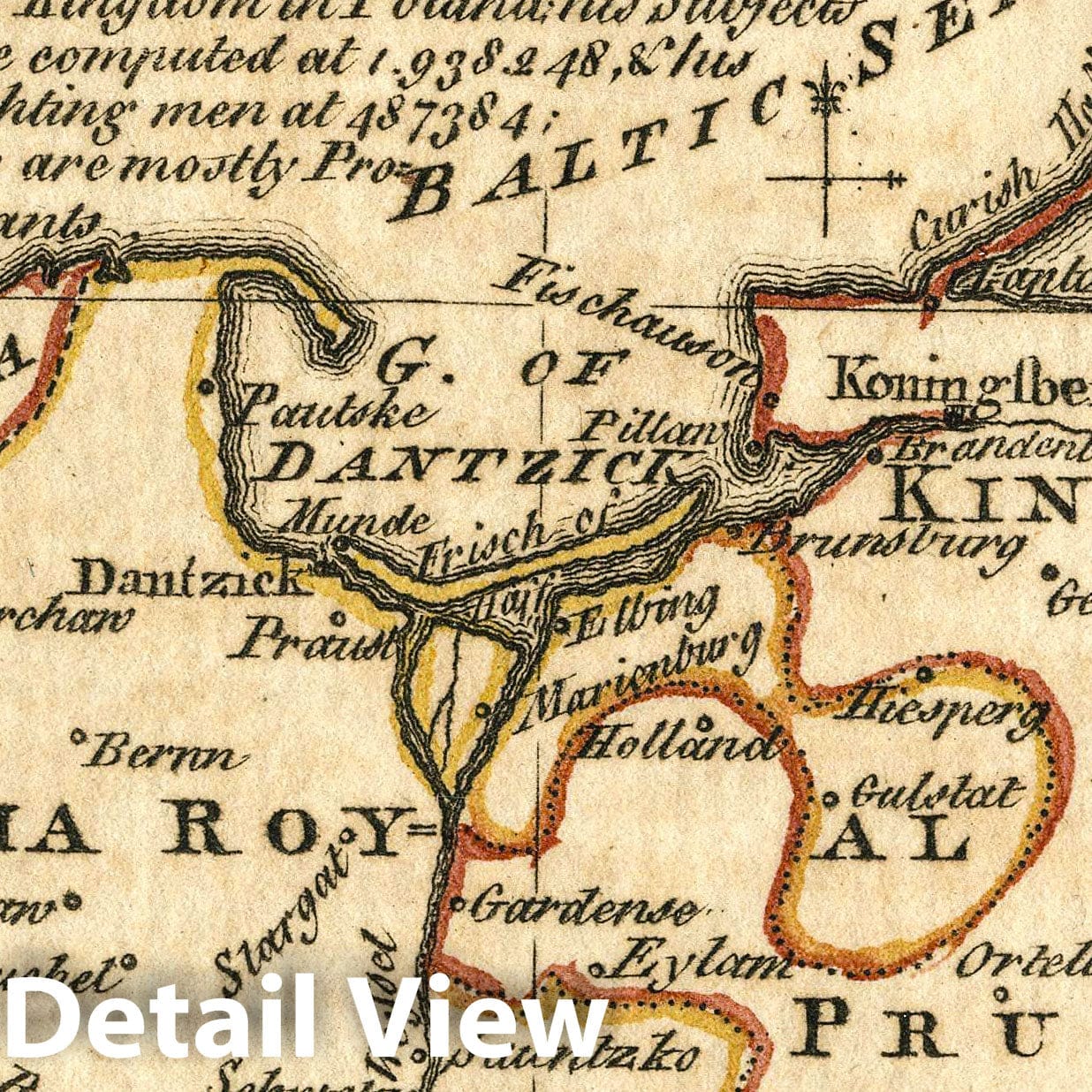 Historic Map : Prussia. Atlas Minimus or a New Set of Pocket Maps of T ...