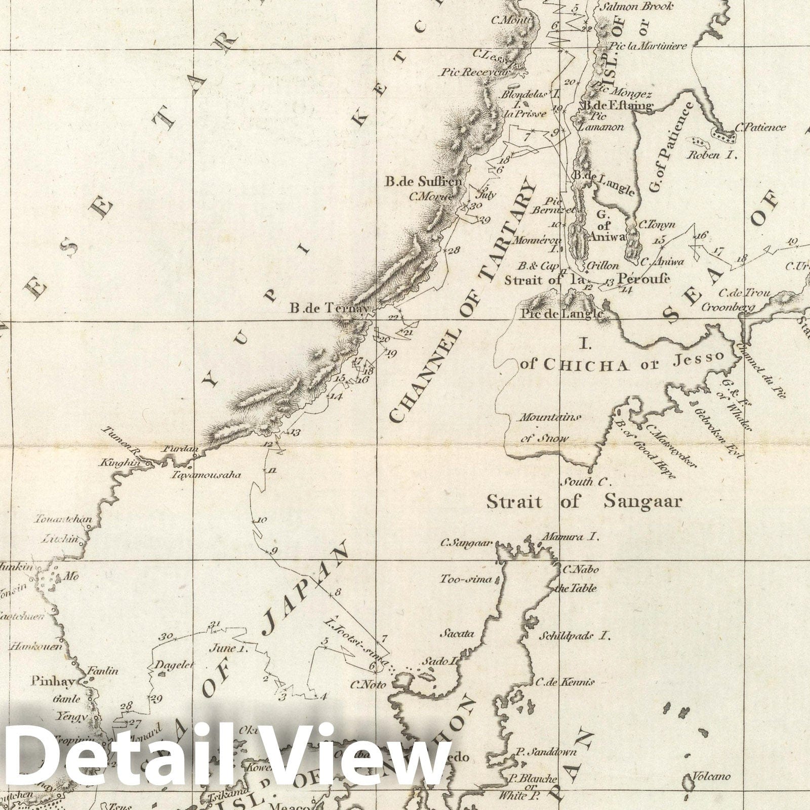 Historic Map : Exploration Book - 1799 Discoveries made in 1787 In the ...