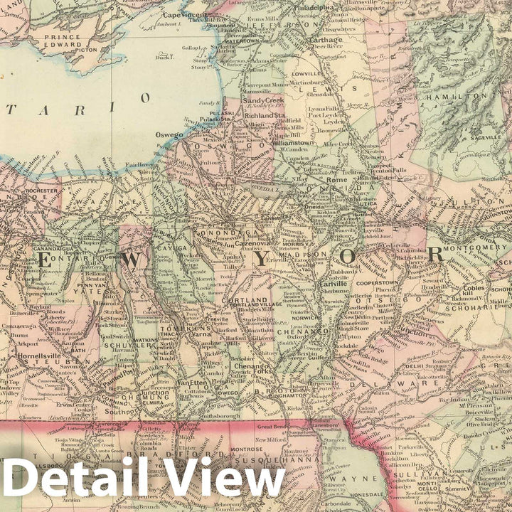 Historic Map : Commercial Reference Book - 1875 New York. - Vintage Wa ...