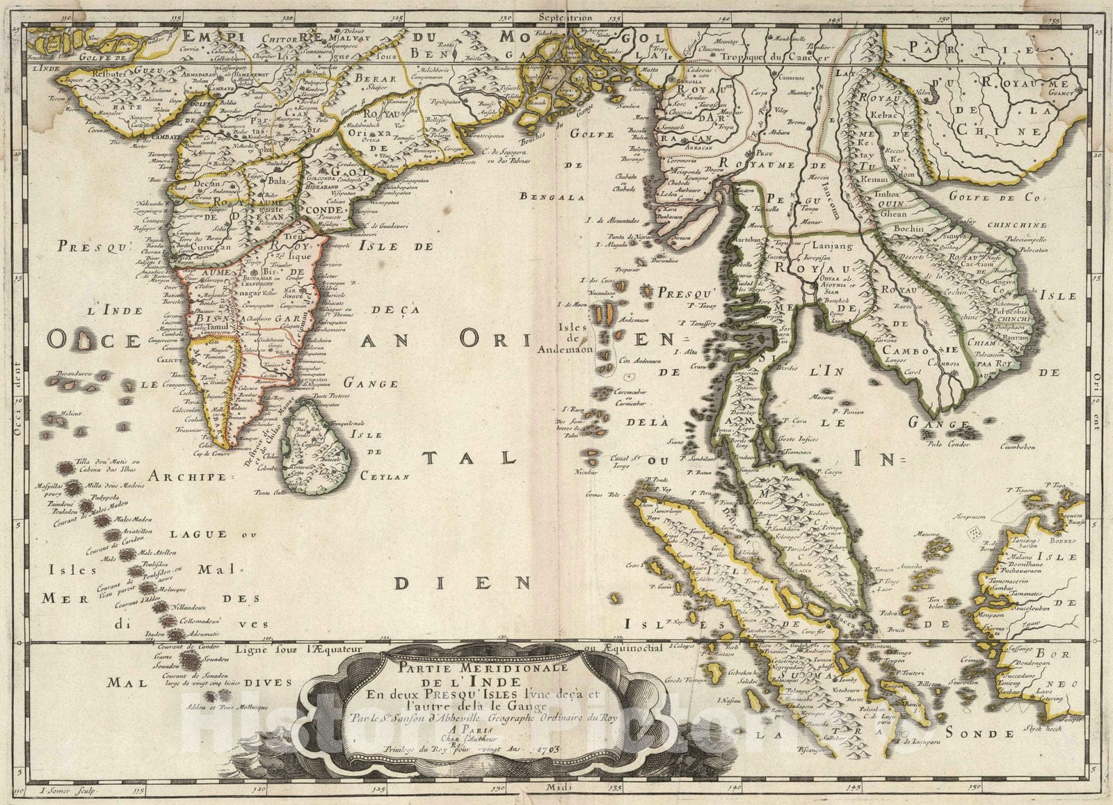 Map Of India And Southeast Asia