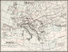Historic Map : 1901 Europe showing the general direction of the Barbar ...