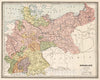 Historic Map : 1883 Germany. - Vintage Wall Art – Historic Pictoric