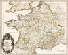 Historic Map : 1658 Divisions of Old France. - Vintage Wall Art ...