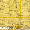 Historic Map : 1875 Map of Scott County, State of Iowa. - Vintage Wall ...