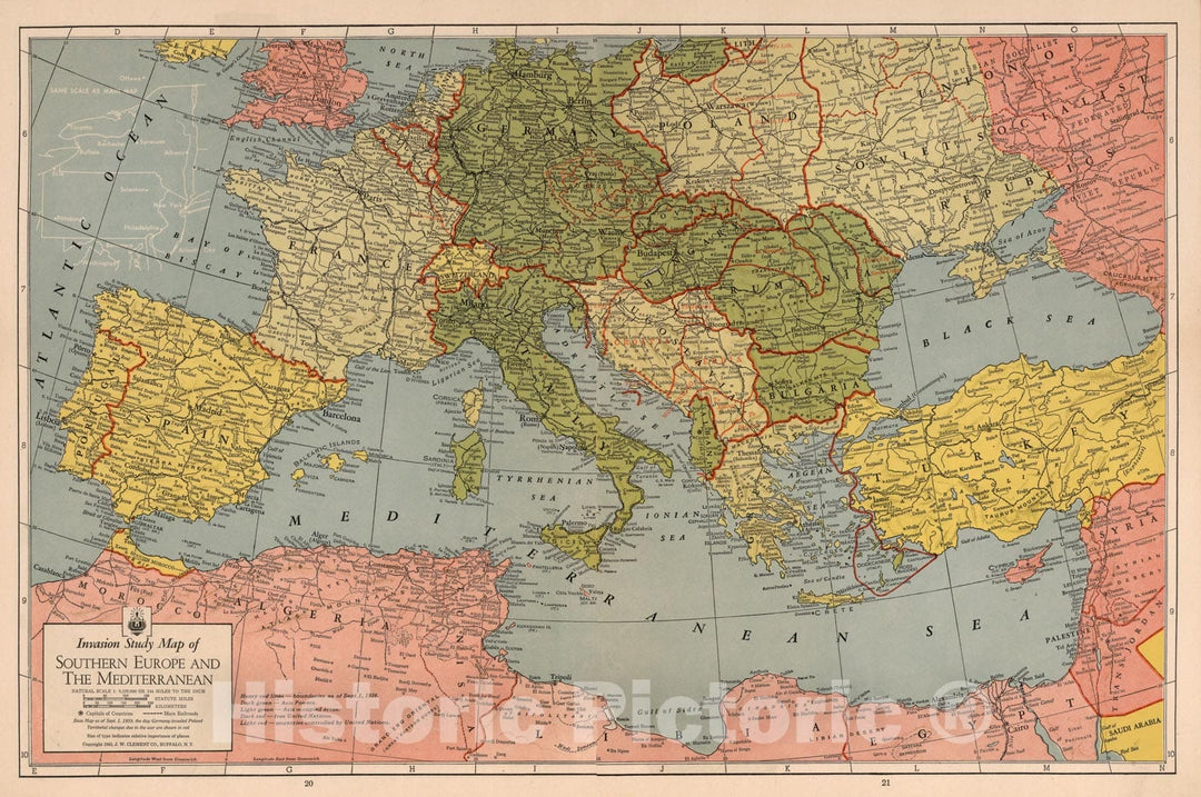 Map Of Southern Mediterranean