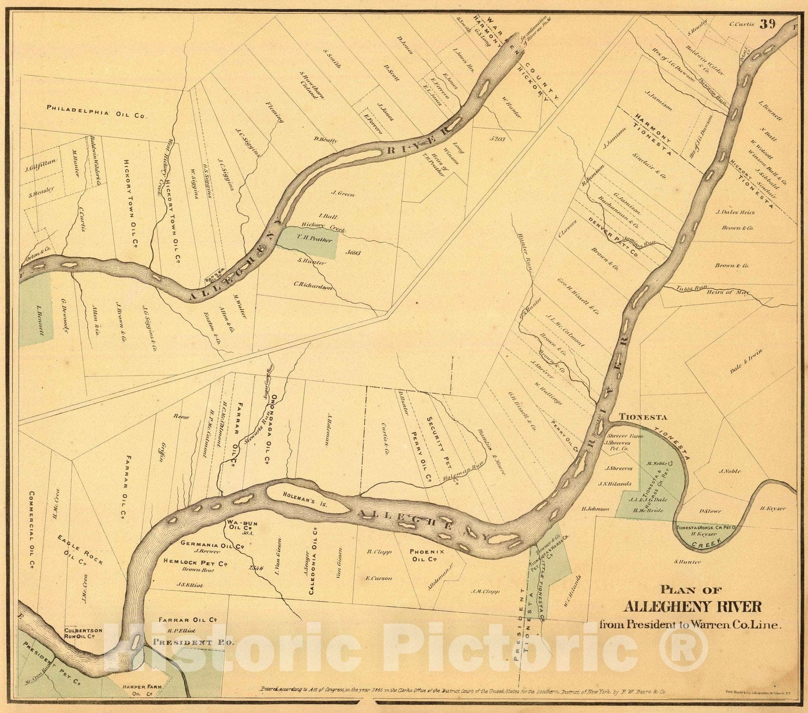 Allegheny River Island Maps
