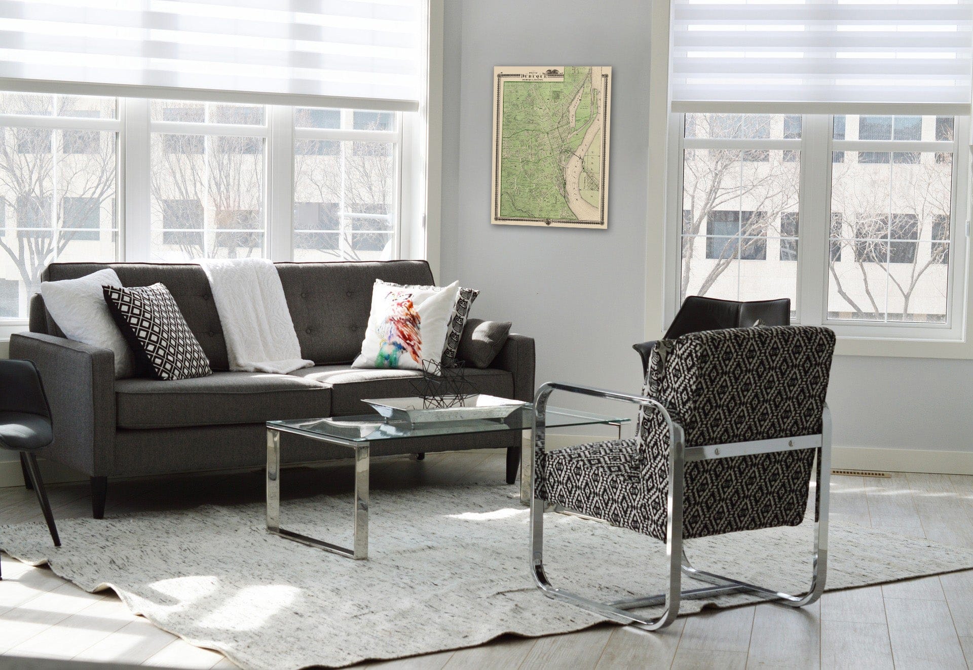 Historic Map - 1875 Plan of Dubuque, Dubuque County, State of Iowa ...