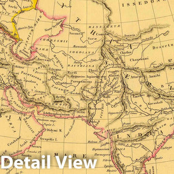 Historic Map : Malaysia; Turkey, Middle East 1837 Asie Ancienne. , Vin ...
