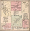 Historic Map : 1865 Morristown. Russell. Hammond. Chippewa. Richville ...