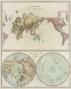 Historic Map : 1804 IV. Mappe - Monde. V. Regions Polaires. - Vintage ...