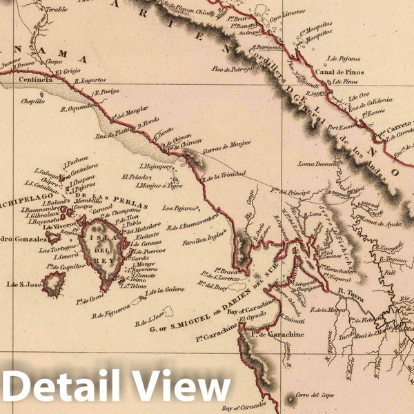 Historic Map : 1825 Darien - Vintage Wall Art - Historic Pictoric