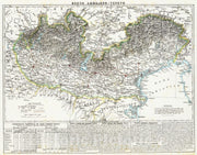 Historic Map : Italy, Lombardy (Italy) 1854 Regno Lombardo-Veneto. , V ...