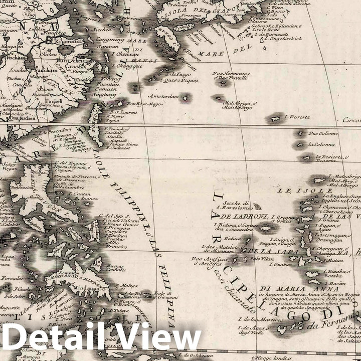 Historic Map : 1693 East Asia. - Vintage Wall Art – Historic Pictoric