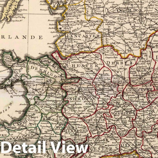 Historic Map : 1760 England and Wales. - Vintage Wall Art – Historic ...