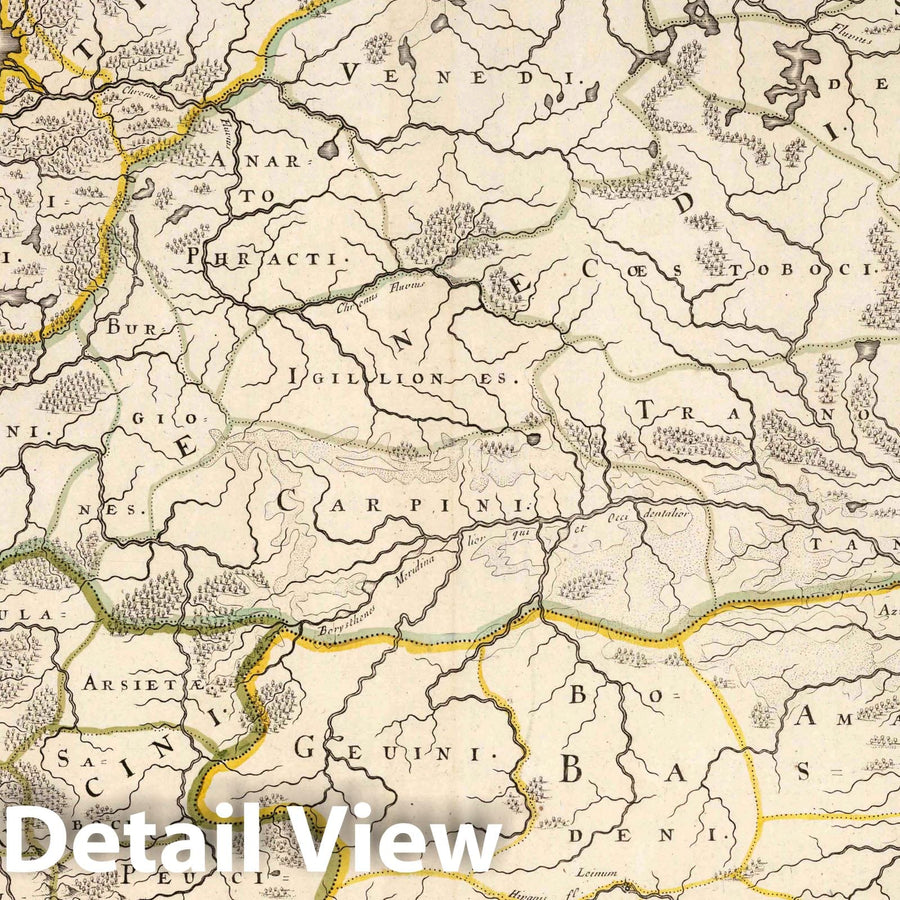 Historic Map : 1703 Sarmatia. - Vintage Wall Art – Historic Pictoric