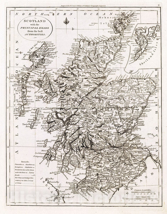 Historic Map : 1811 Scotland. v3 - Vintage Wall Art – Historic Pictoric