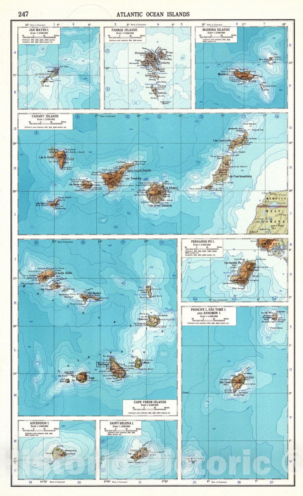 Atlantic Islands Map