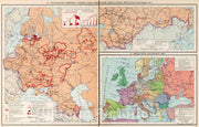 Historic Map : Russian Republic, , Europe 1954 The Revolutionary Movem ...