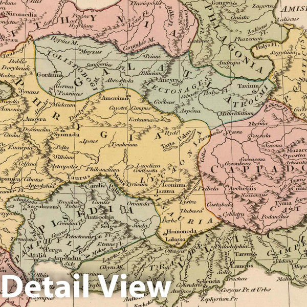 Historic Map : 1815 Asia Minor Antiqua. - Vintage Wall Art - Historic ...