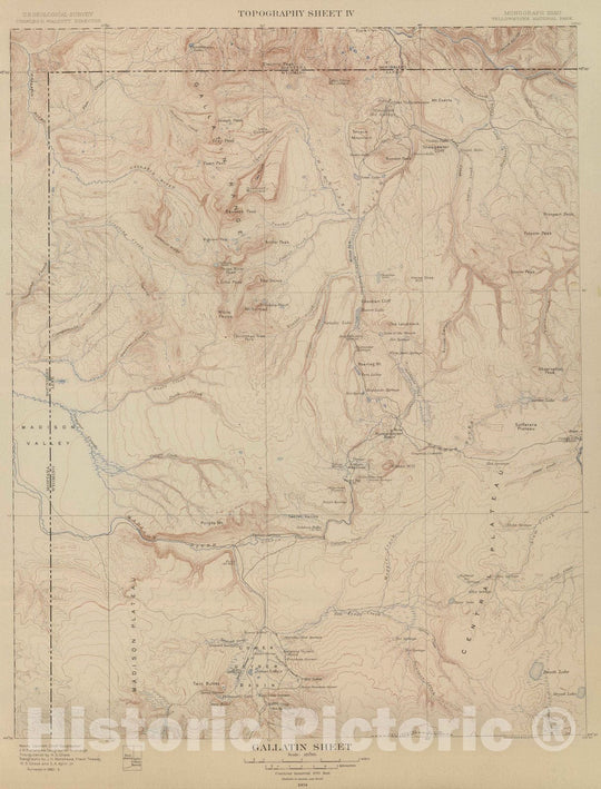 Historic Map : 1904 Gallatin Sheet. v1 - Vintage Wall Art – Historic ...