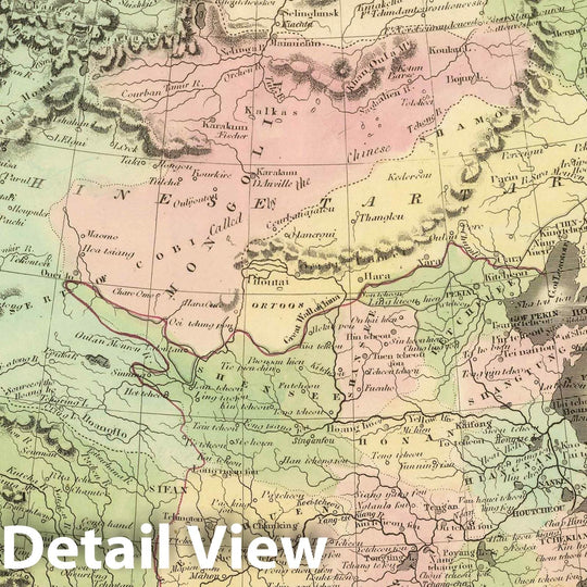 Historic Map : 1848 Chinese Empire And Japan. - Vintage Wall Art ...