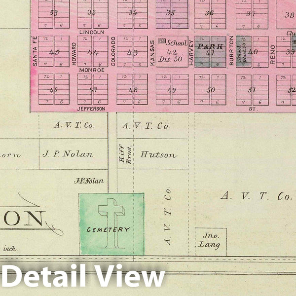 Historic Map : Burrton (Kan.), Kansas, 1887 Burrton, Randall, Talmo, S ...