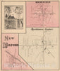 Historic Map : 1874 New Milford. Rootstown Center. Brimfield, Portage ...