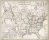 Historic Map : United States, , North America 1854 Vereinigten Staaten ...