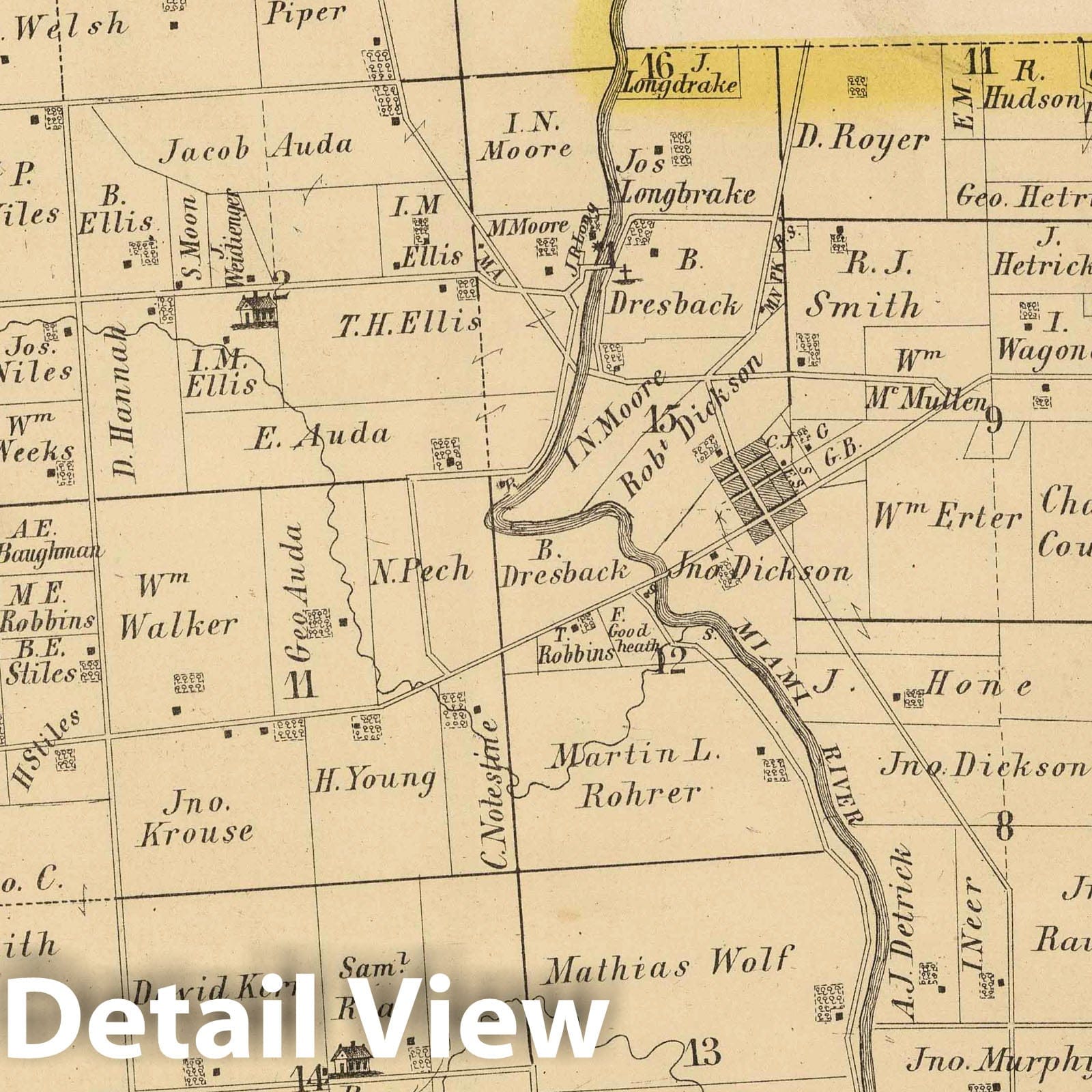 Warren County Ohio Township Map