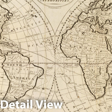 Historic Map : 1811 Map of the World. - Vintage Wall Art – Historic ...