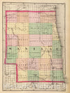 Historic Map : 1873 (Map of Sanilac County, Michigan) - Vintage Wall A ...