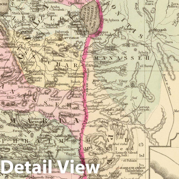 Historic Map : 1880 Palestine, Jerusalem. - Vintage Wall Art - Historic ...