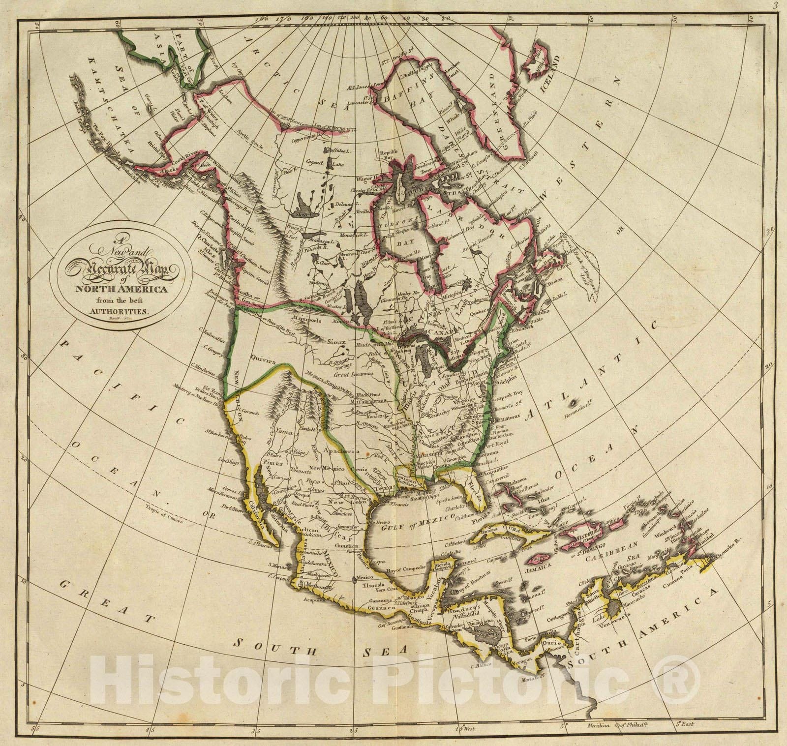 Historic Map - 1814 Map of North America. - Vintage Wall Art - Historic ...
