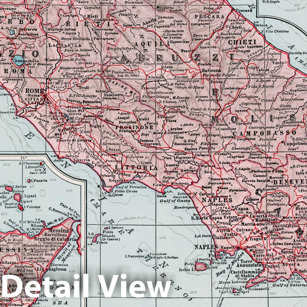 Historic Map : 1948 Italy. v2 - Vintage Wall Art – Historic Pictoric