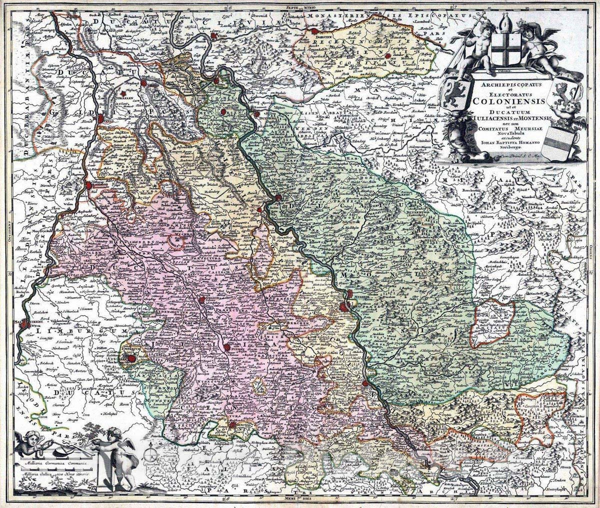 Historic Map : Germany, 1788 Archiepiscopatus et Electoratus Coloniens ...