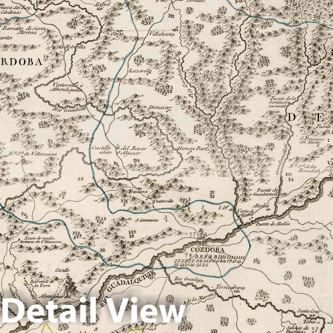Historic Map : Spain, 1797 Composite map: 62-63. Mapa geografico del R ...