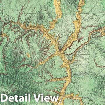 Historic Map : National Atlas - 1876 69D. Land Classification Map Of P ...
