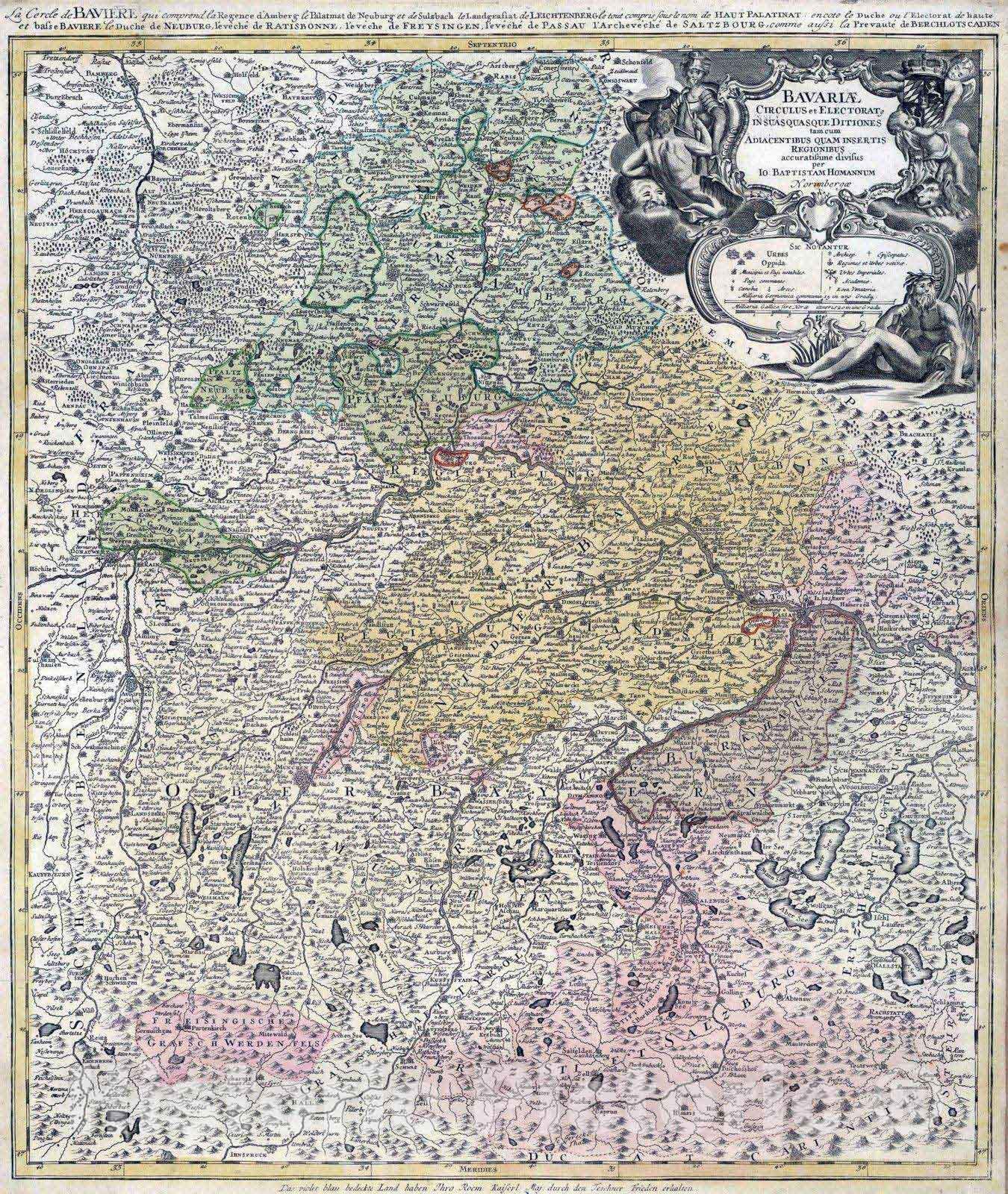 Historic Map : Germany, 1788 Bavariae. , Vintage Wall Art – Historic ...