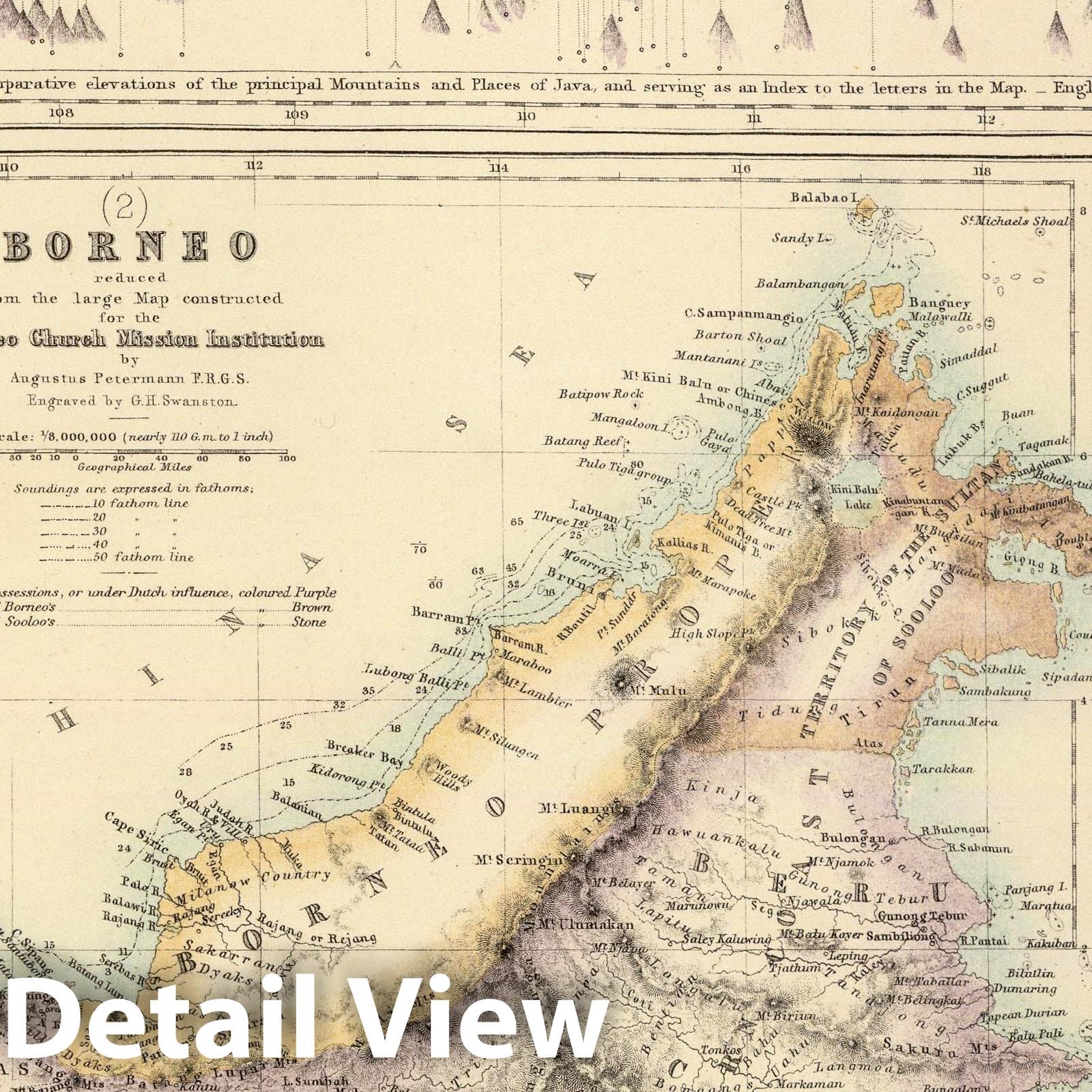 Historic Map : 1872 Principal Dutch Colonies in the Indian Seas. - Vin ...