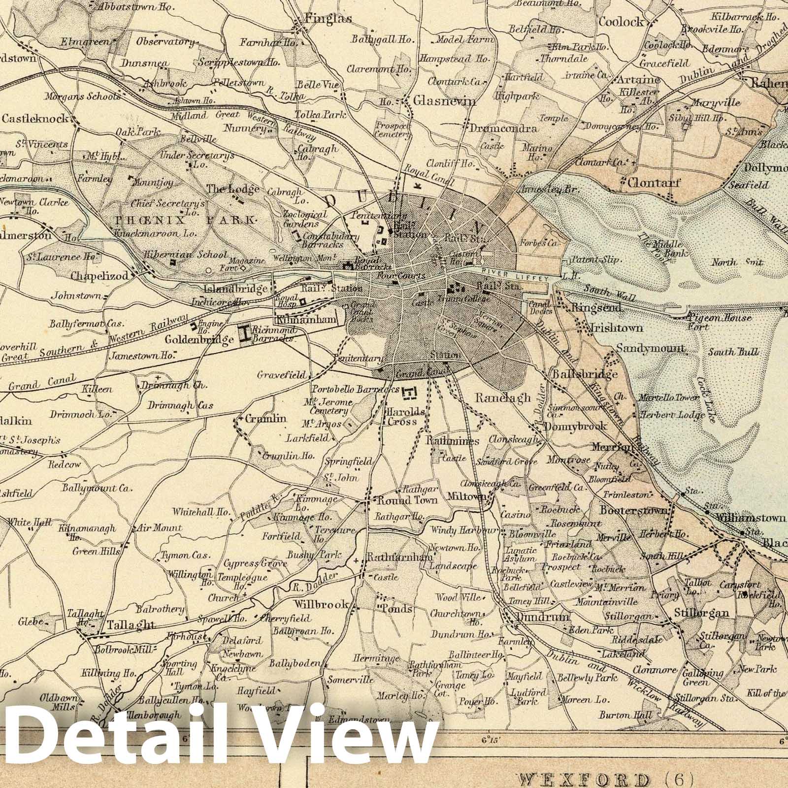 Historic Map : 1872 Irish Ports & Harbours. - Vintage Wall Art ...