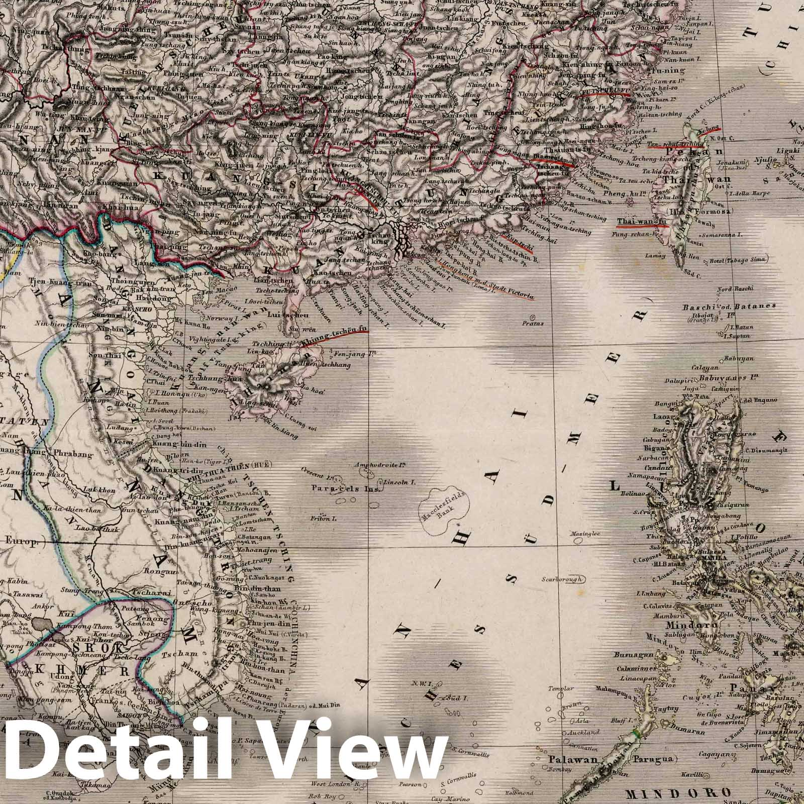 Historic Map : 1875 Southeast Asia, Japan, China, and East Indies. - V ...