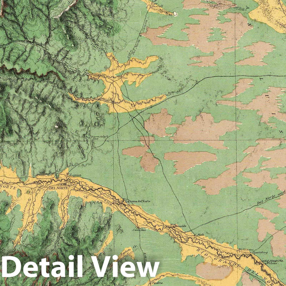 Historic Map : National Atlas - 1879 61D. Land Classification Map Of P ...