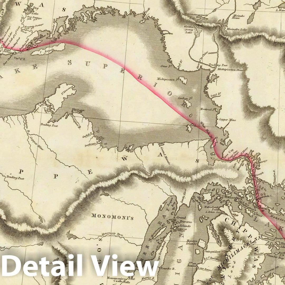 Historic Map : National Atlas - 1815 (West sheet) Map of the Provinces ...