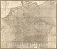 Historic Map : Case Map - 1855 Composite Map: Karte von Deutschland de ...