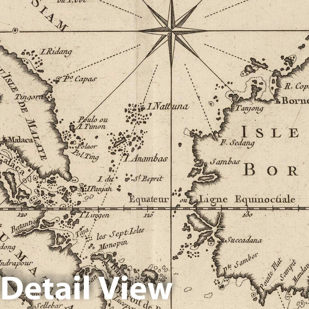 Historic Map : Malaya; Indonesia; Borneo, Java (Indonesia) 1764 Carte ...