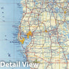 Historic Map : National Atlas - 1956 Shell Highway Map of Florida. - V ...