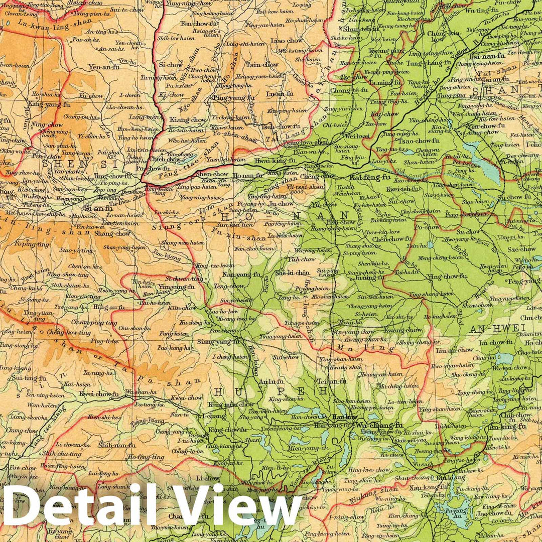 Historic Map : 1922 China. - Vintage Wall Art – Historic Pictoric